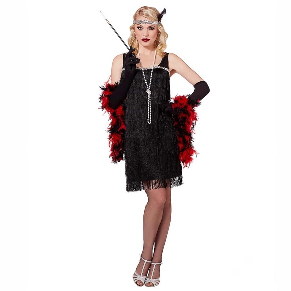 Spirit | Dresses | Spirit Adult Black Flapper Costume Large | Poshmark